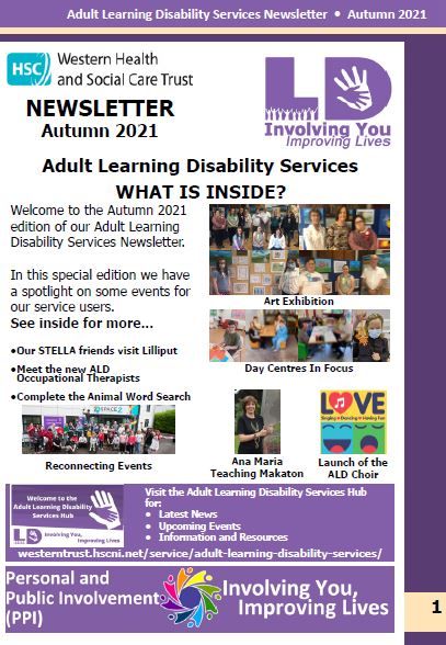 Adult Learning Disability Services – Autumn Newsletter | Western Health ...