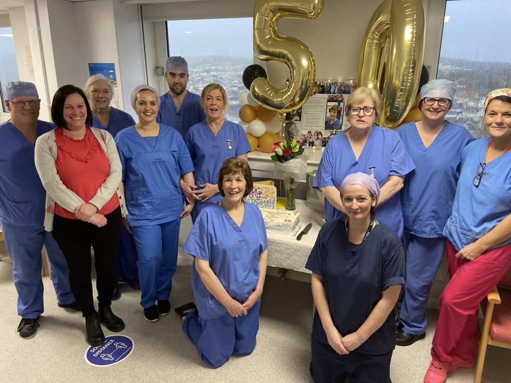 Altnagelvin Theatre Nurse celebrates 50 years of nursing! | Western ...