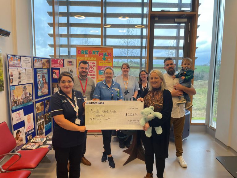 Poignant donation to the Bereavement Suite Project, South West Acute ...