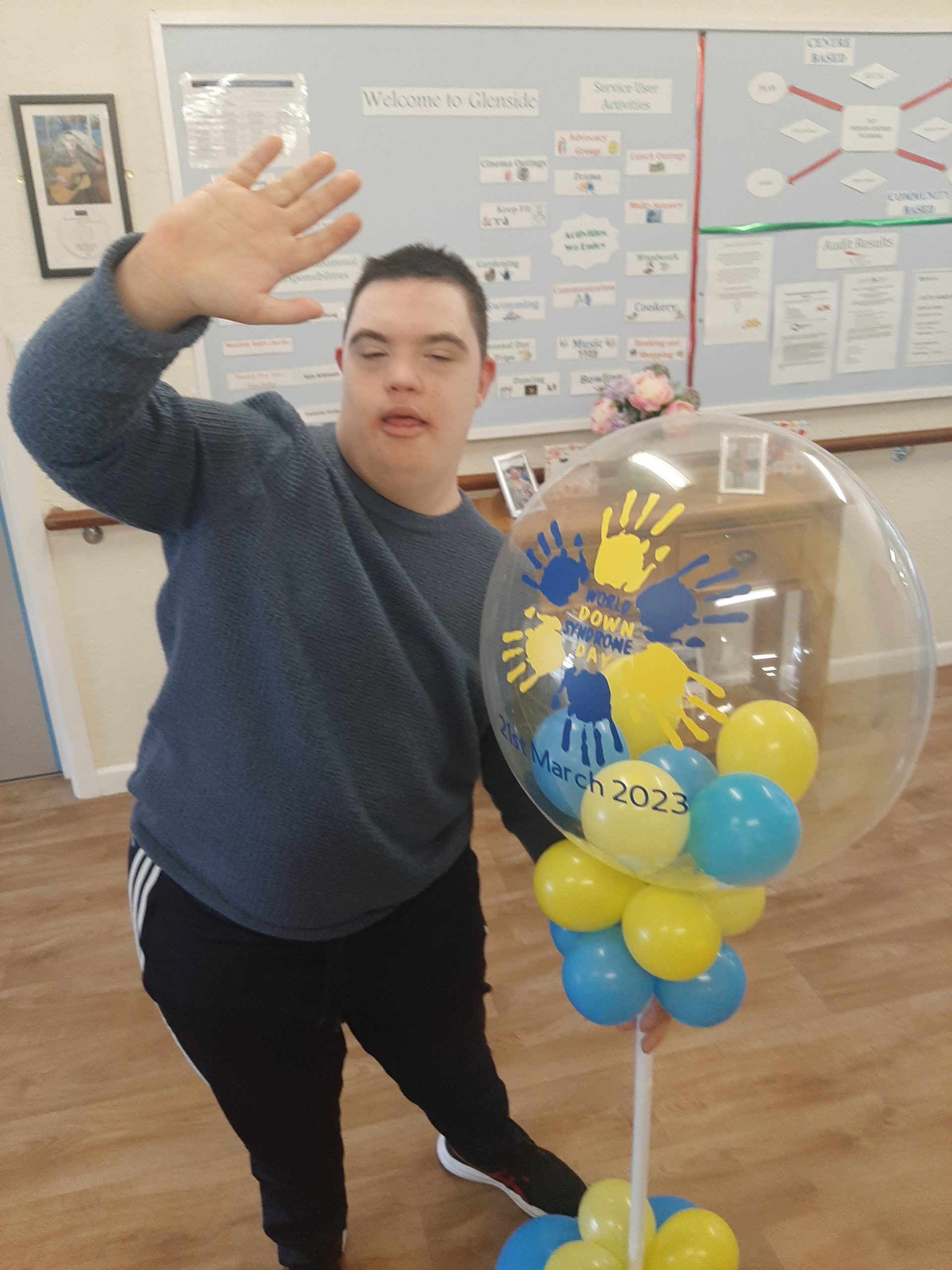 Matthew and Balloon | Western Health & Social Care Trust