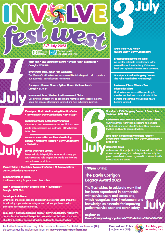 Involve Fest West 2023 | Western Health & Social Care Trust
