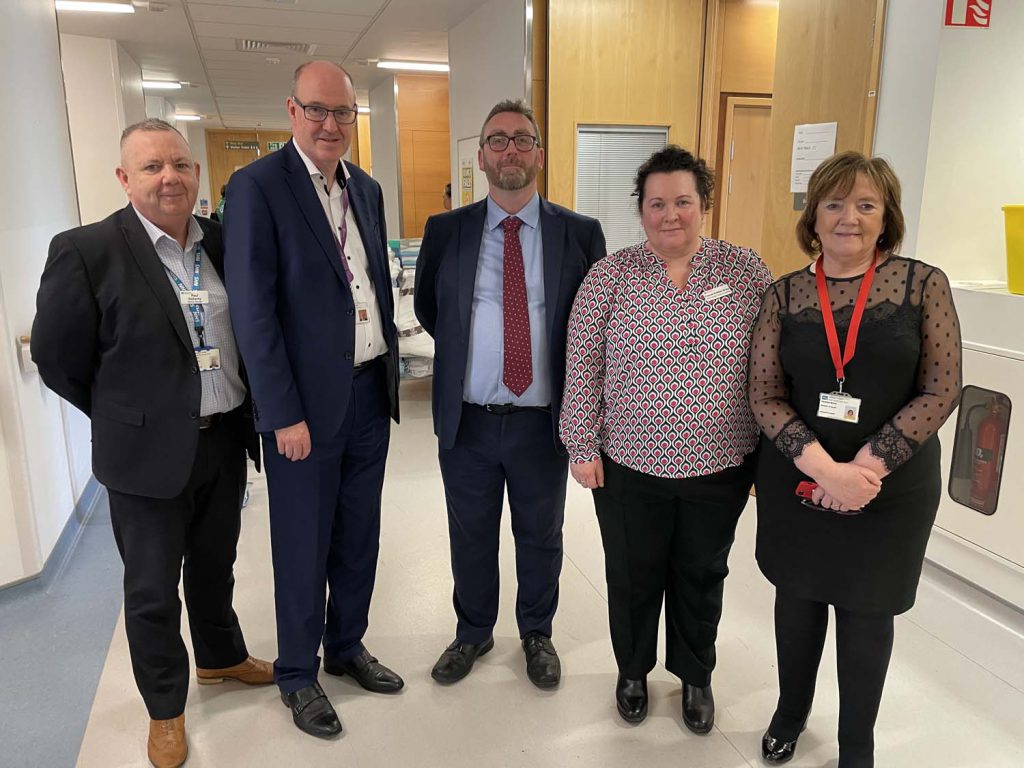 Royal College of Surgeons NI Director Visits SWAH | Western Health & Social Care Trust