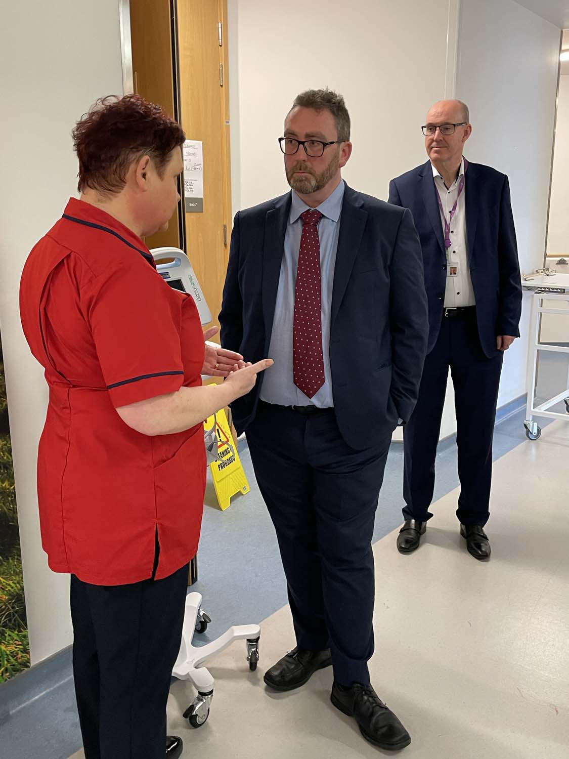 Royal College of Surgeons NI Director Visits SWAH | Western Health & Social Care Trust