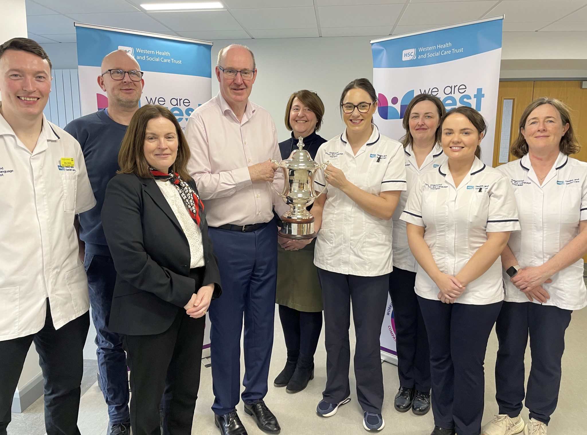 Hospital Speech and Language Therapy Team Win We Are West Mission Cup | Western Health & Social ...