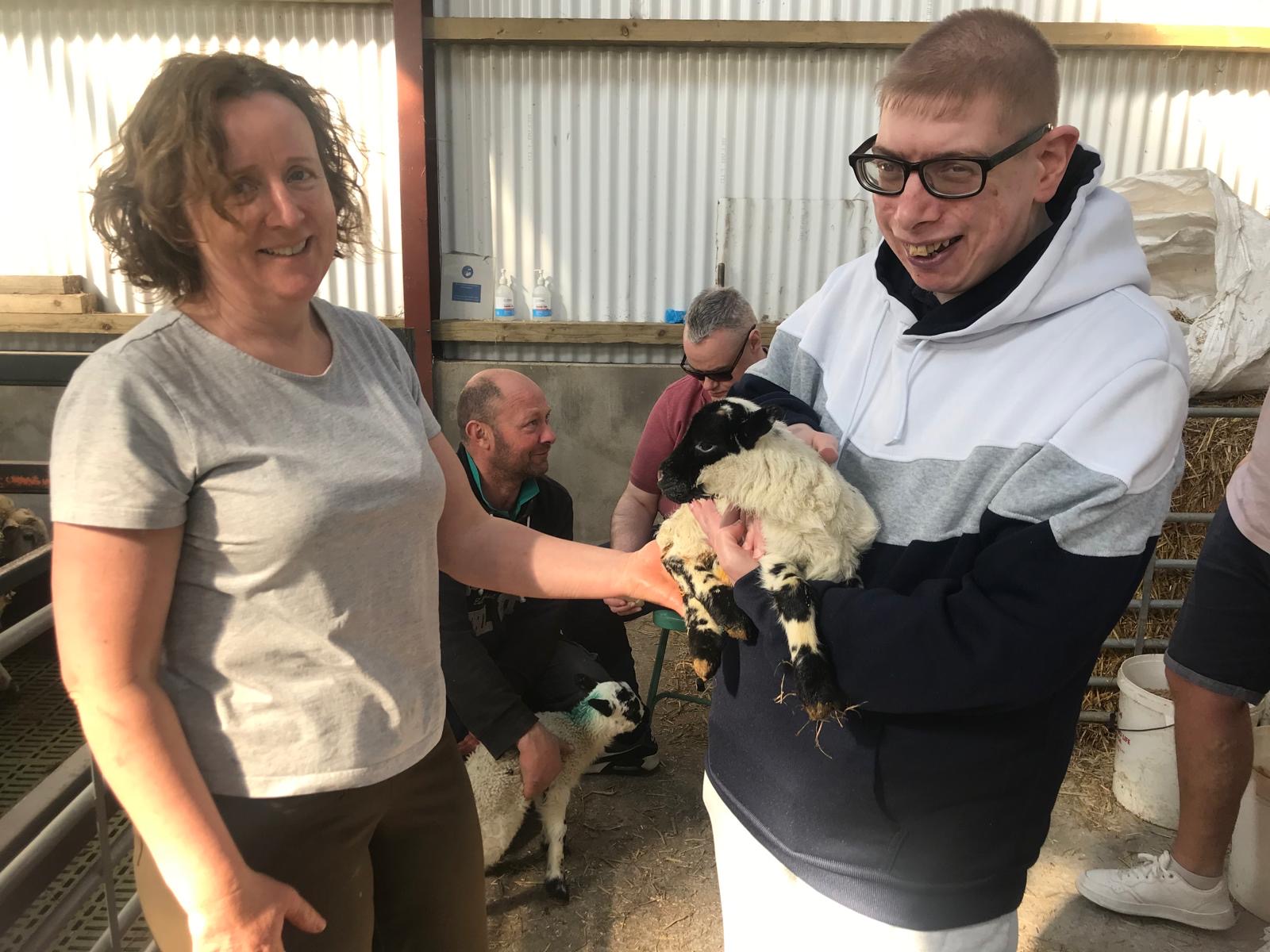 Glenside Service Users Visit Butterlope Farm (2) | Western Health ...