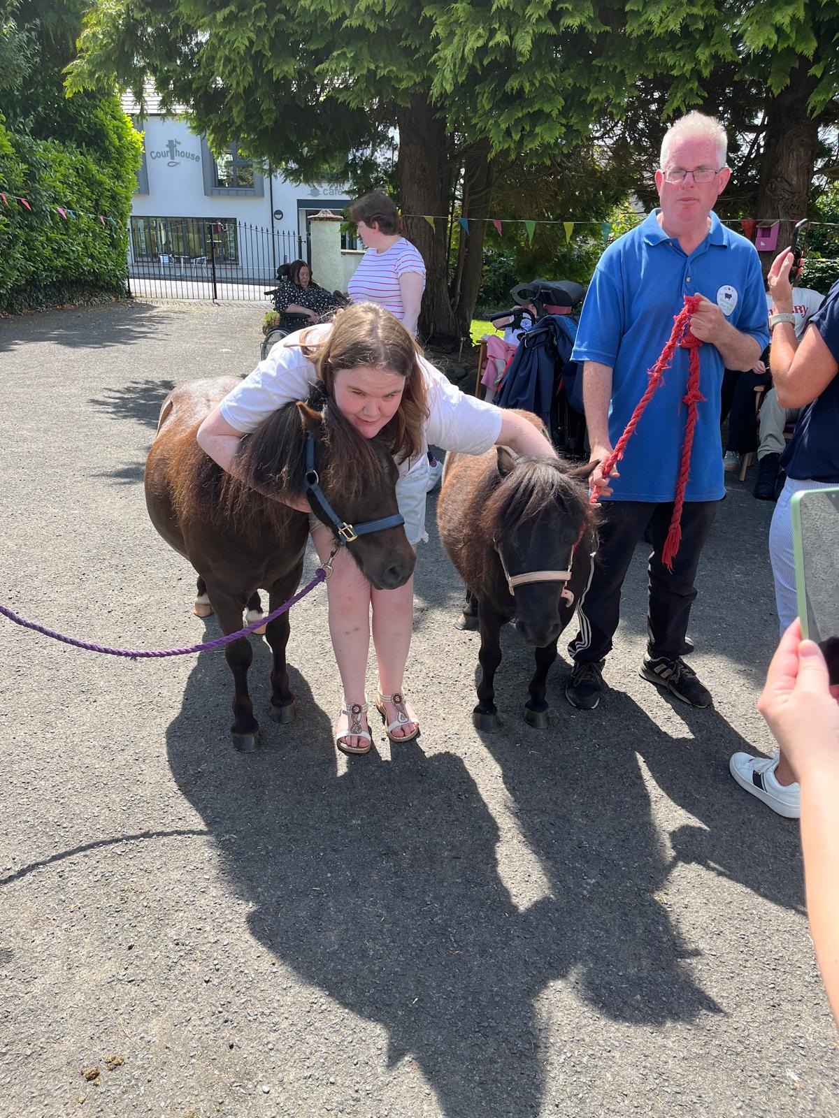 Service User With The Ponies | Western Health & Social Care Trust