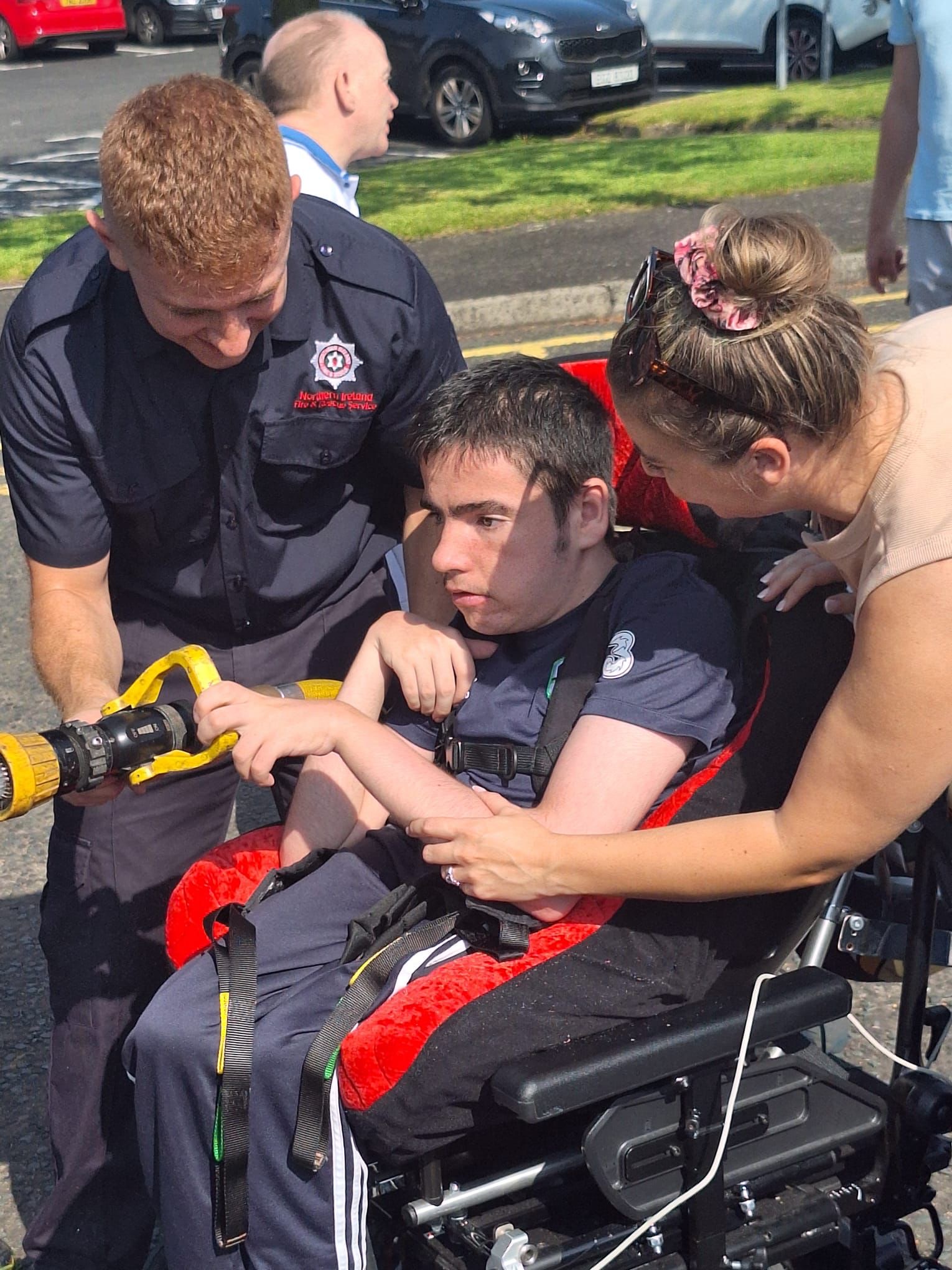 Maybrook ATC Service User Enjoying The Visit From The NIFRS (21 ...