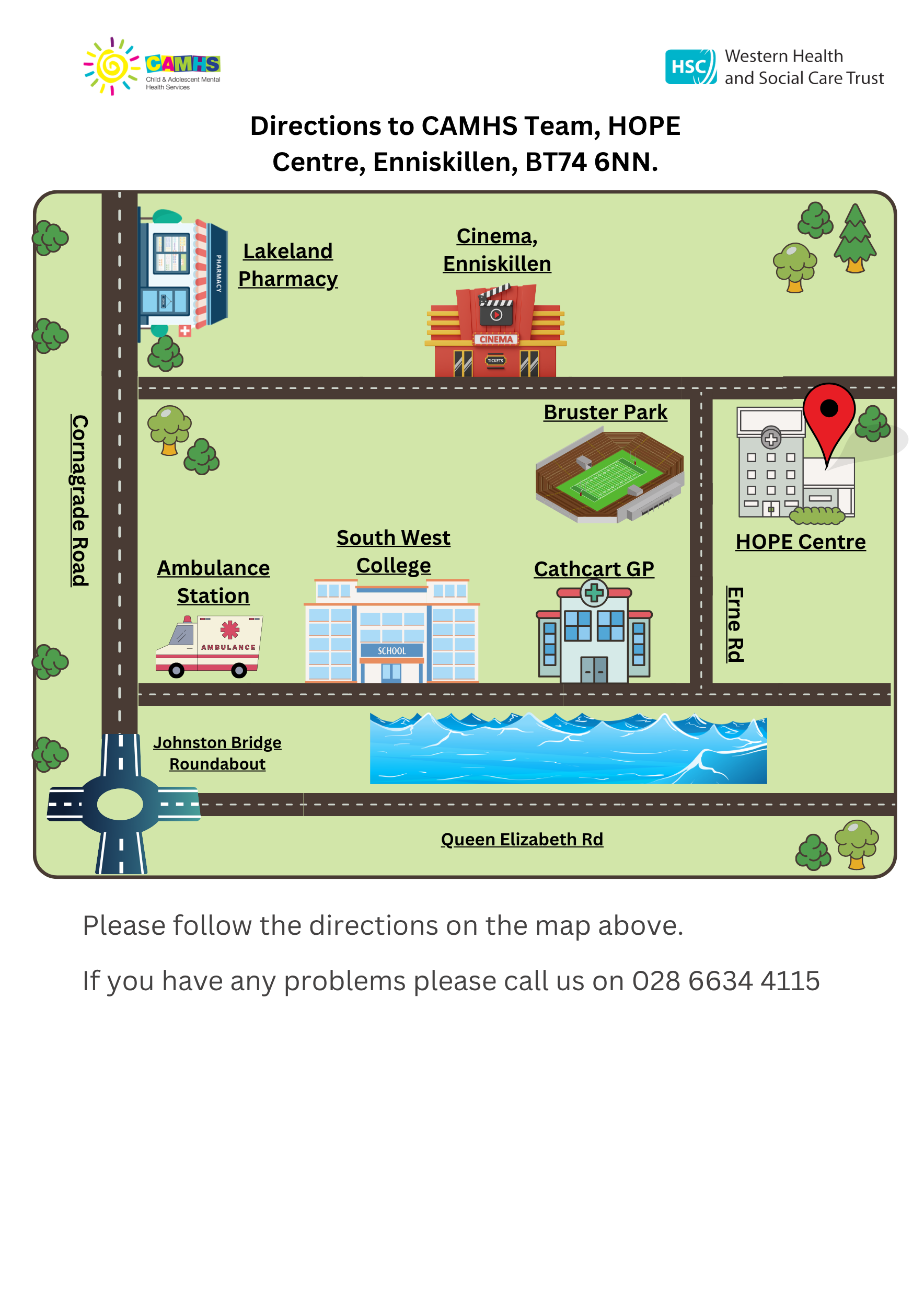 How to find us | Western Health & Social Care Trust