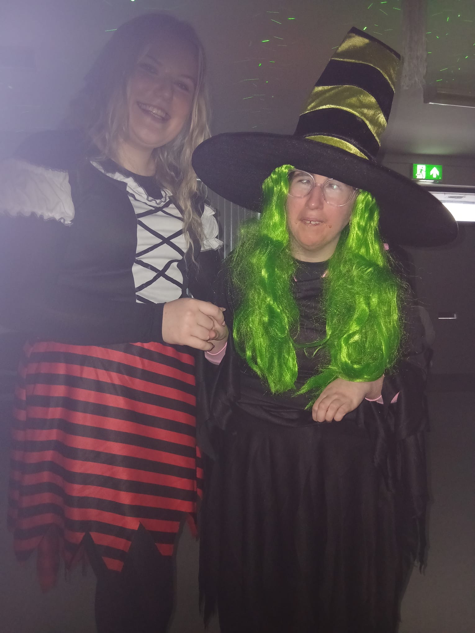 Service User And Staff At Glenside ATC At The Halloween Party (1 ...