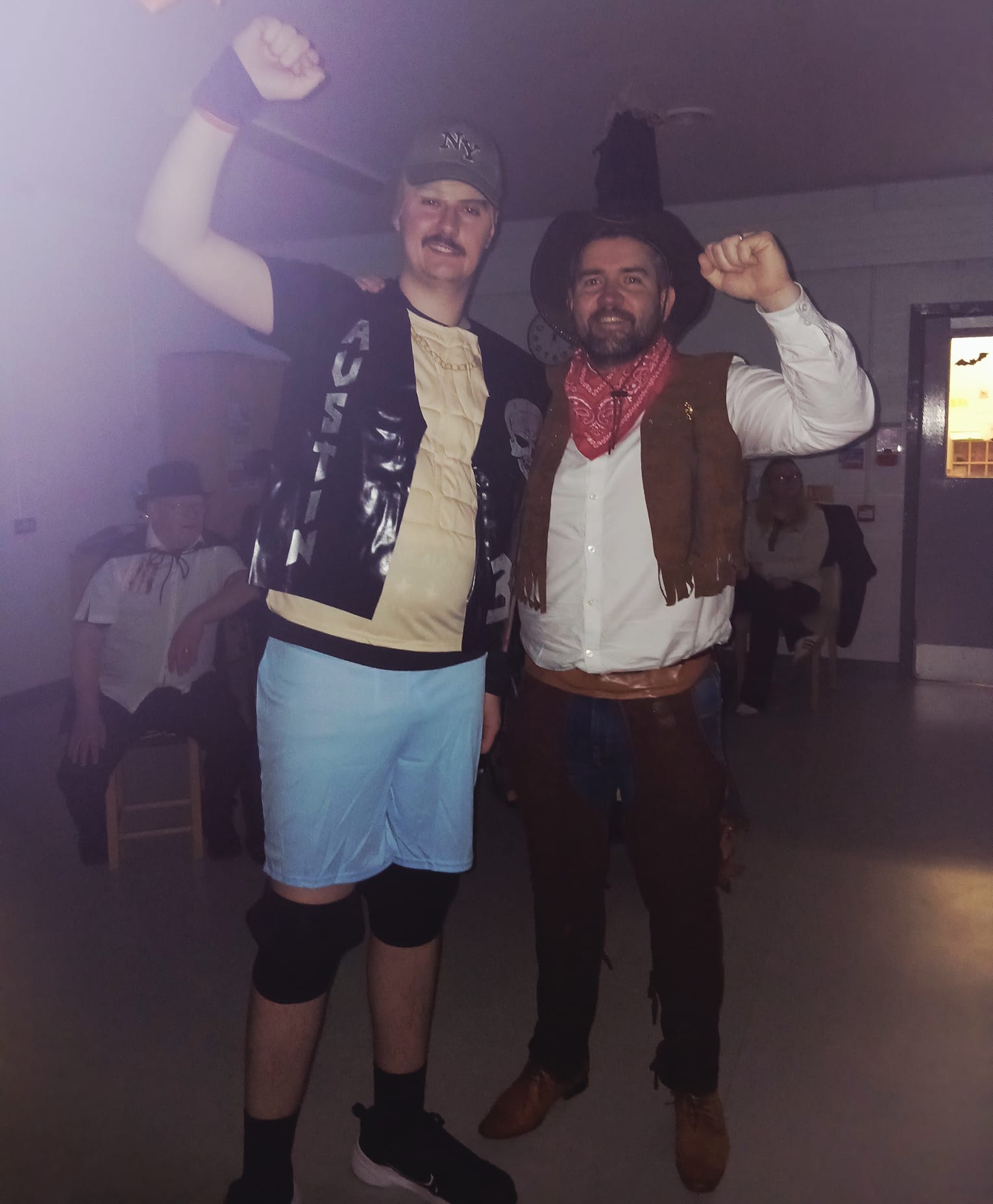 Service User And Staff At Glenside ATC At The Halloween Party (6 ...