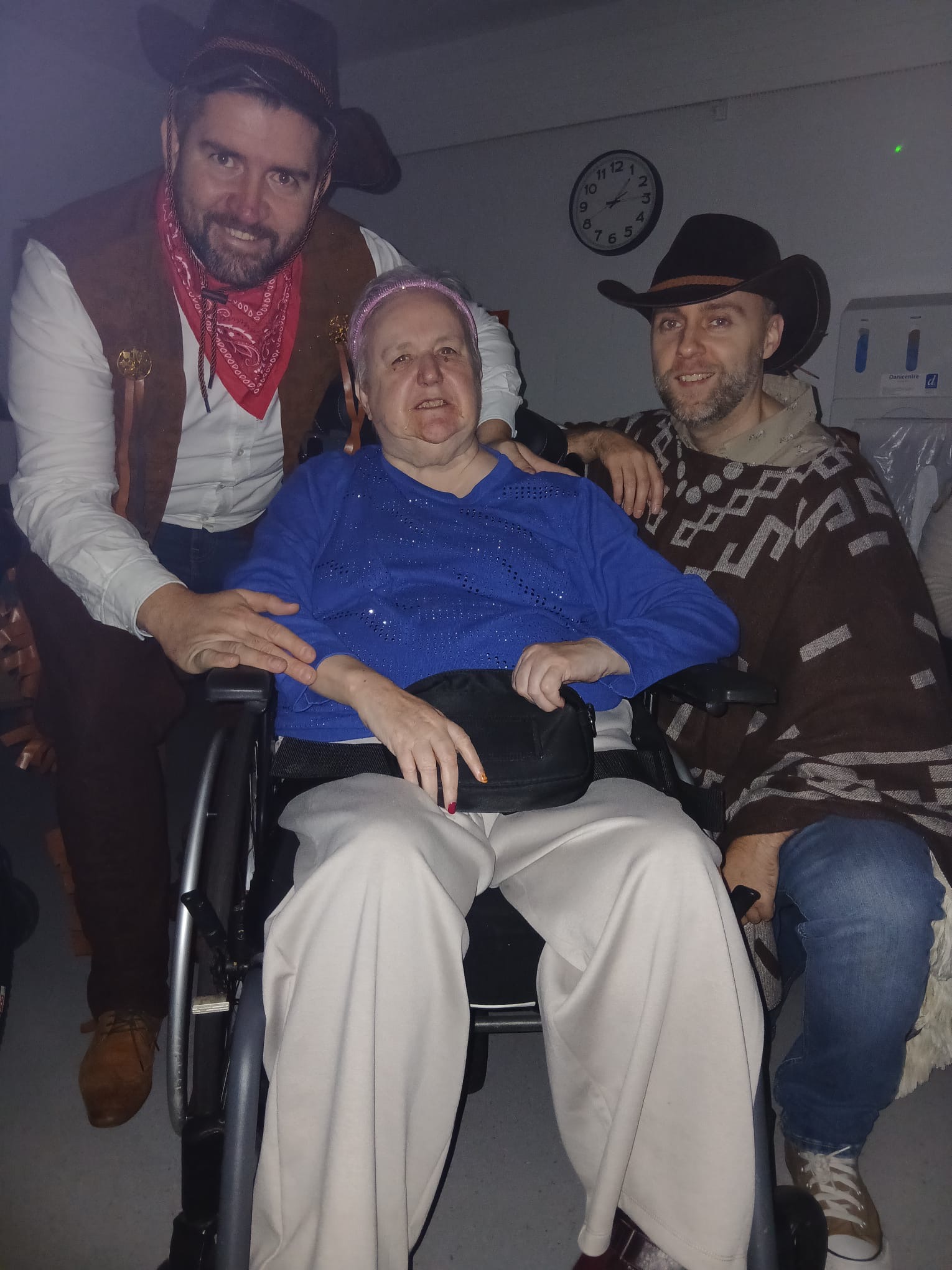 Service User With Staff At Glenside ATC At The Halloween Disco ...