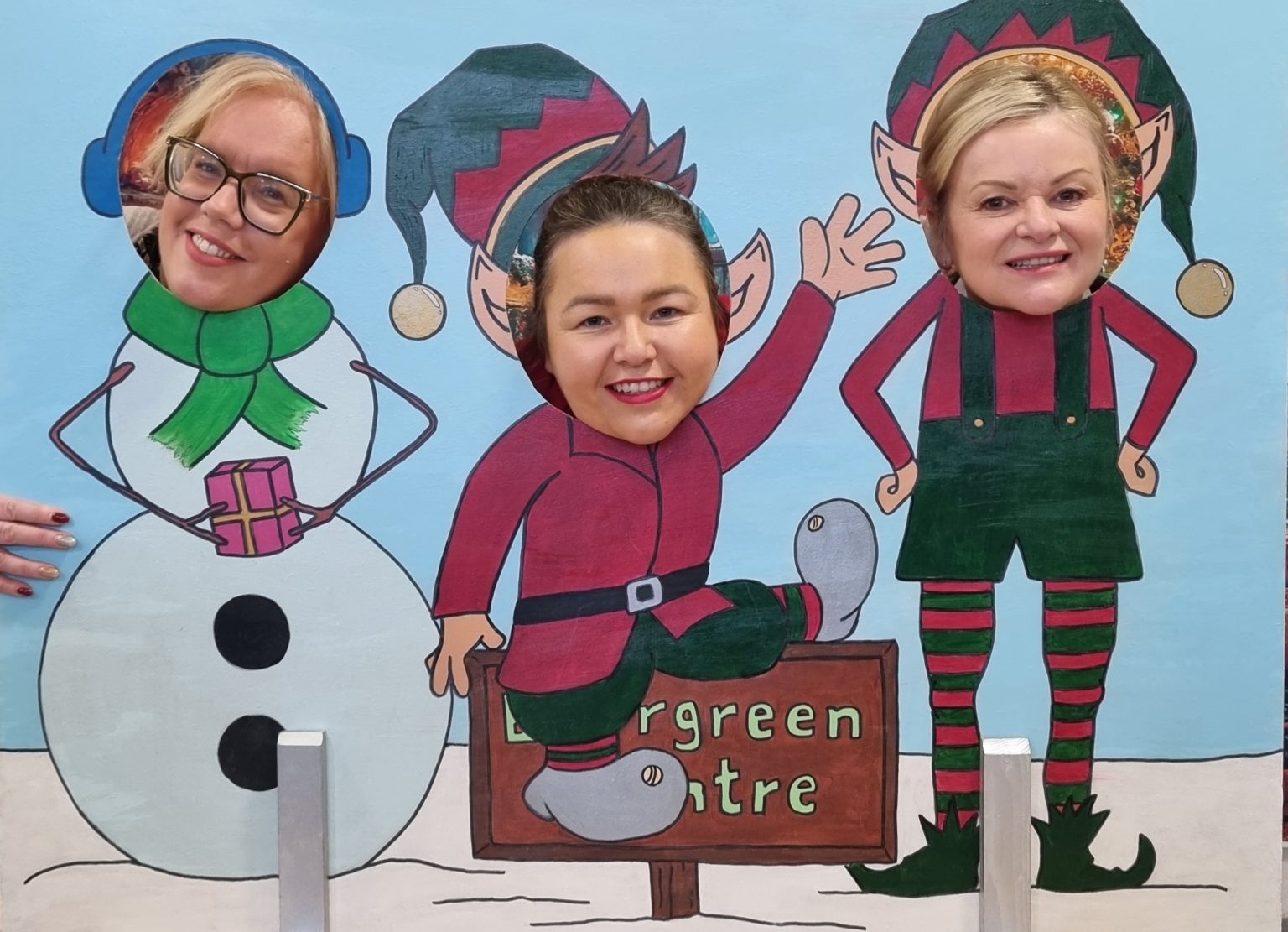Danielle Wendy Helen with the Elf Frame | Western Health & Social Care ...