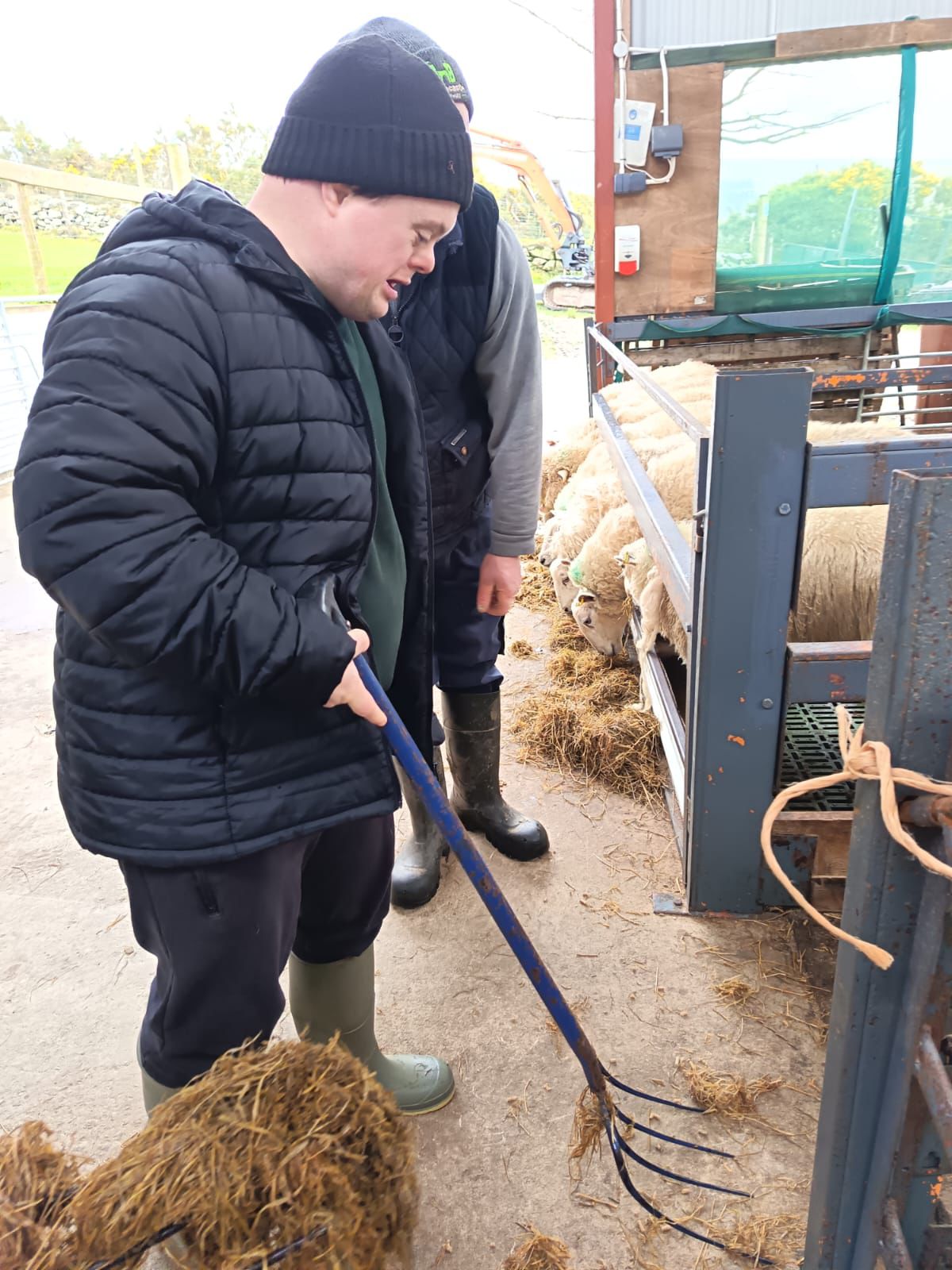 Darren McKinley Enjoys Helping Out At Butterlope Farm | Western Health ...