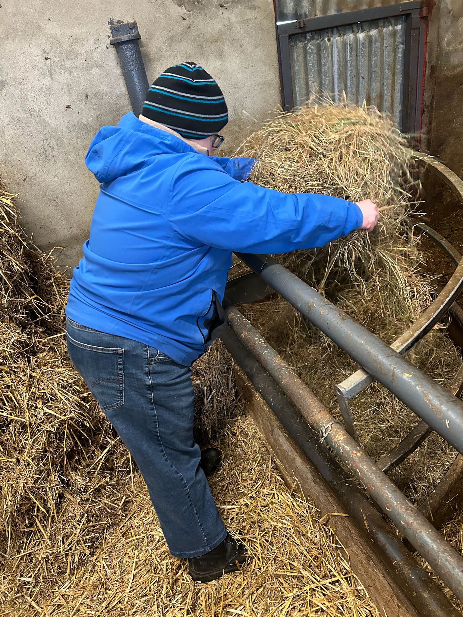 Kevin Hagan Helps To Feed The Animals At Butterlope Farm 2 | Western ...